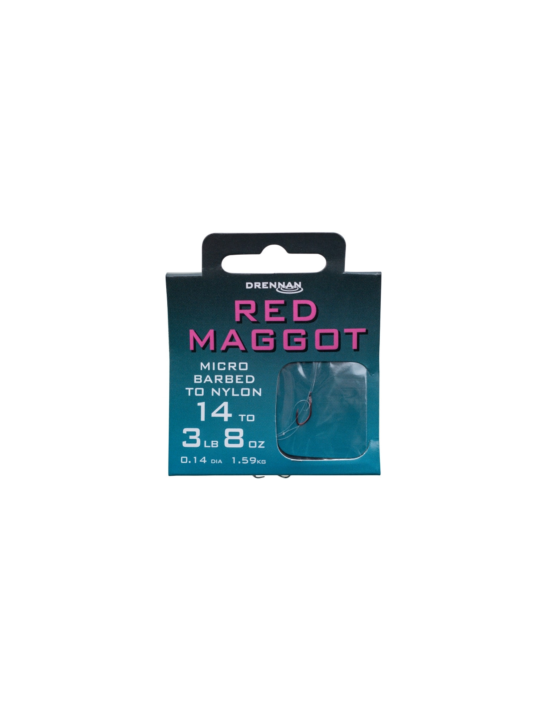 Gotowe Przypony Drennan RED MAGGOT 18 / 0,13mm