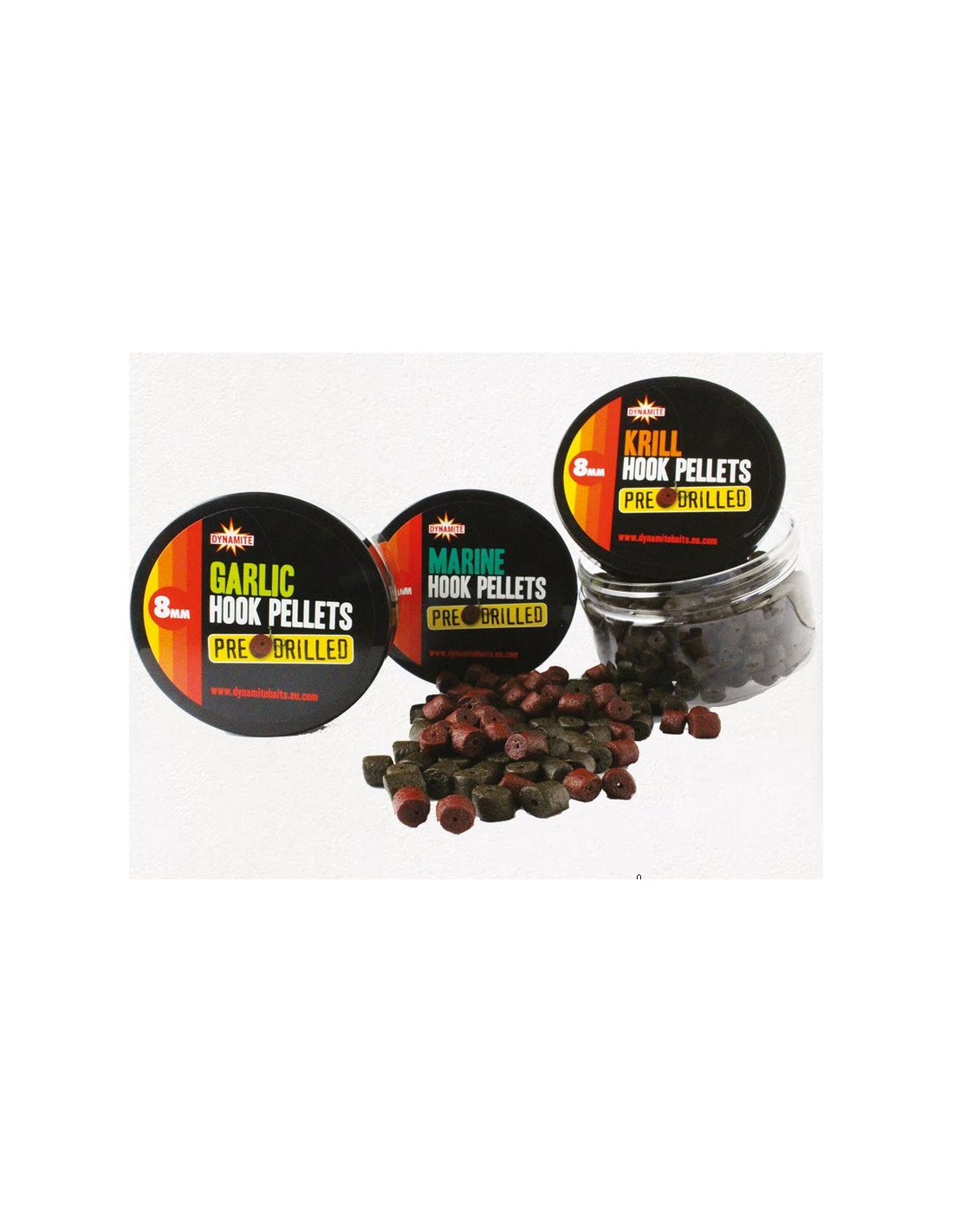 Dynamite Hook Pellets 8mm Pre-Drilled 150g Czosnek