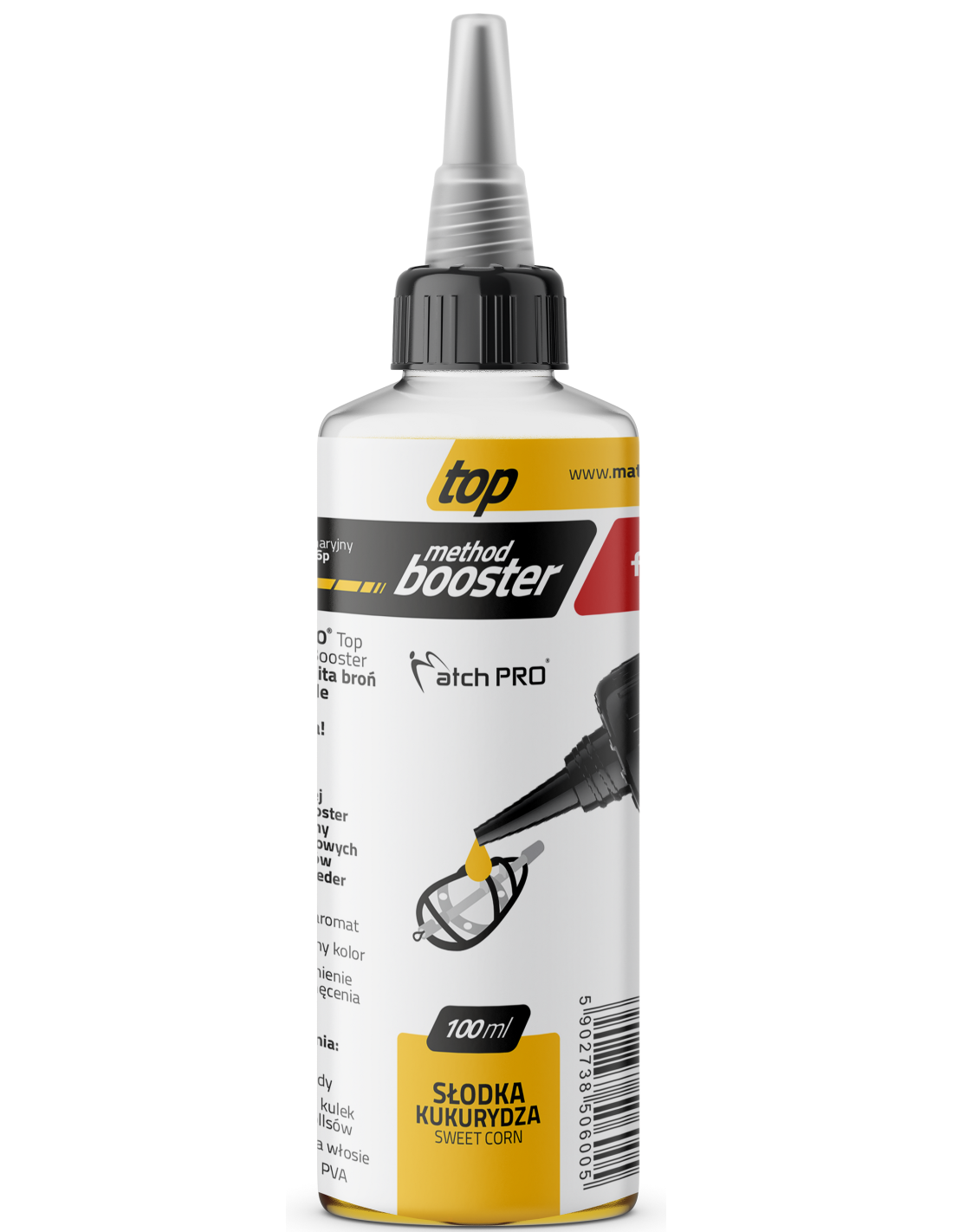 Booster MATCH PRO Top Mtehod Słodka Kukurydz 100ml Booster MATCH PRO Top Mtehod Słodka Kukurydz 100ml