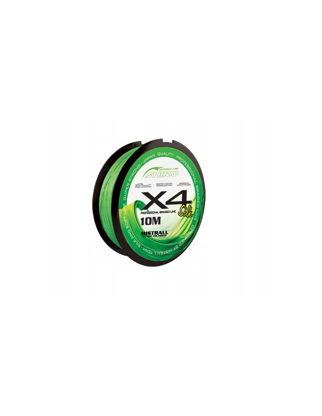 Plecionka Mistrall Shiro Green 10m x4 0,04mm